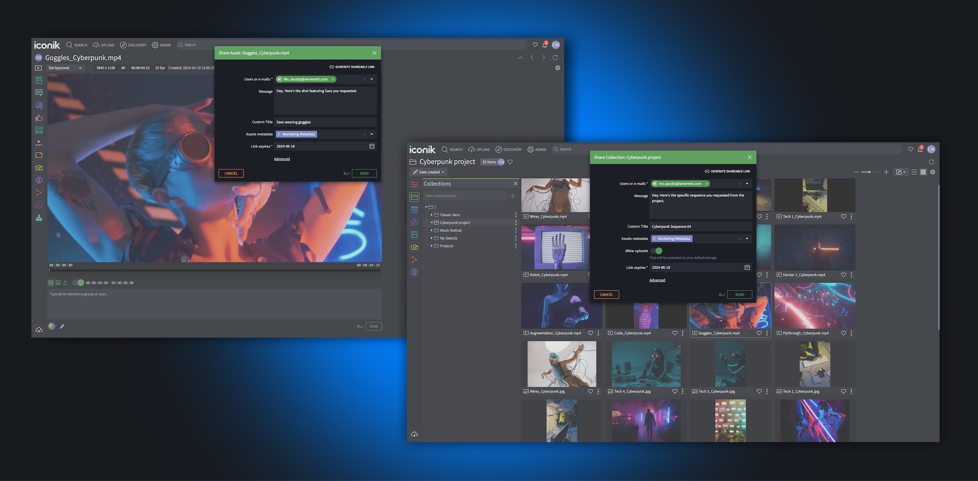 What’s New in iconik – Custom share titles, bulk approve/reject, new metadata types, and more!